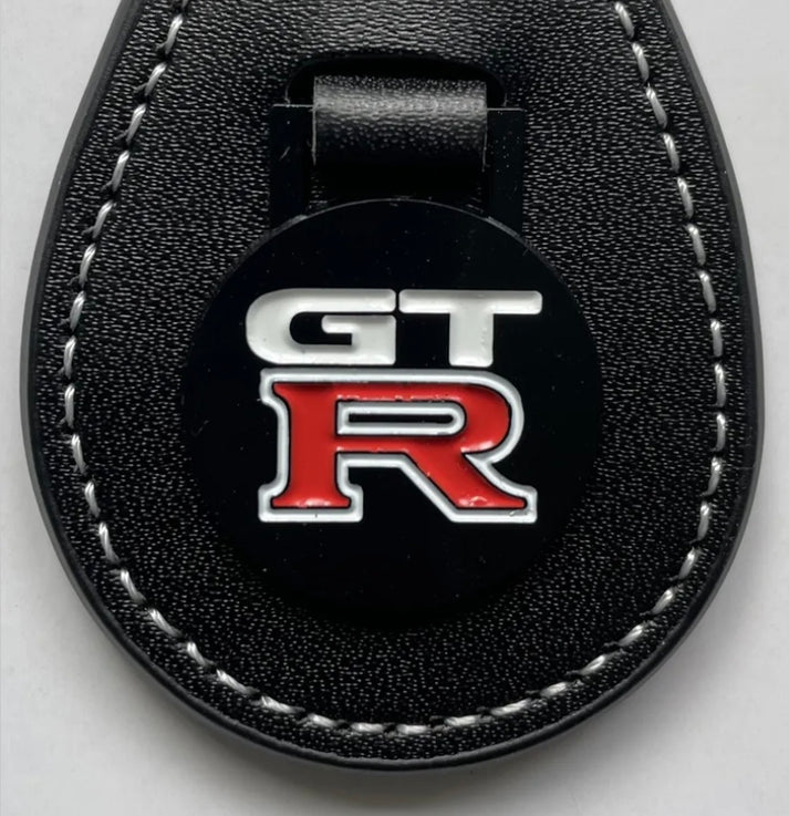 GT-R Leather Key Ring Nissan Skyline GTR Nismo R31 R32 R33 R34 BNR34 R ...